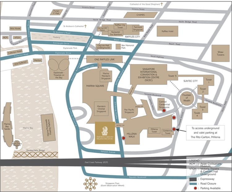The Podium Lounge The-Ritz-Carlton-Millenia-F1-Location-Map - ALL ABOUT ...