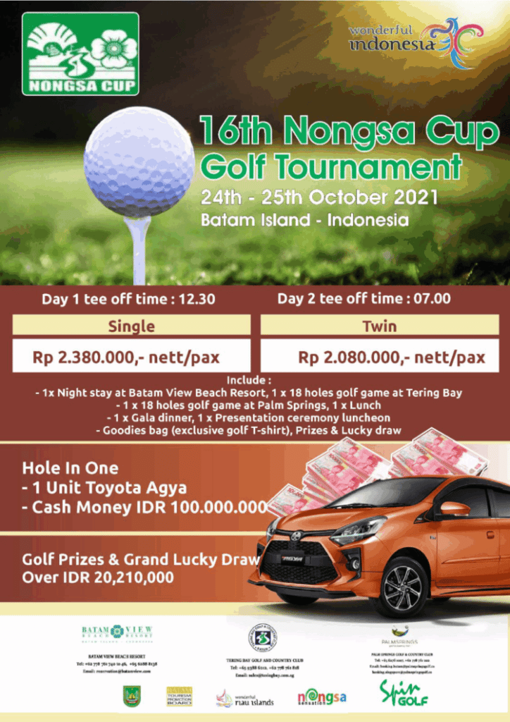 Nongsa Cup Golf Tournament 2021 - All About Fitness