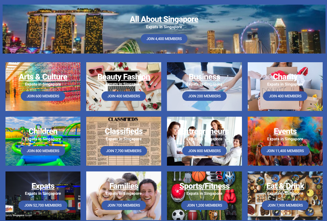 List of 100+ Social Platforms in Singapore - All About Fitness