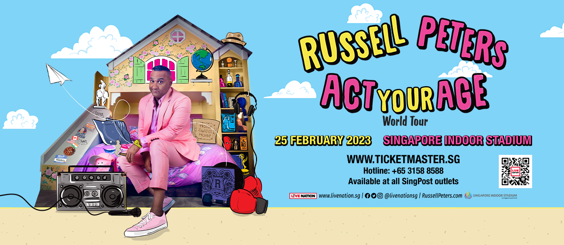 Russell Peters : Act Your Age World Tour - ALL ABOUT EVENTS