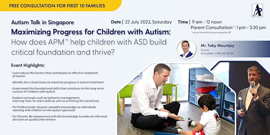 SINGAPORE Autism Talk and Free Parent Consultation - ALL ABOUT EVENTS